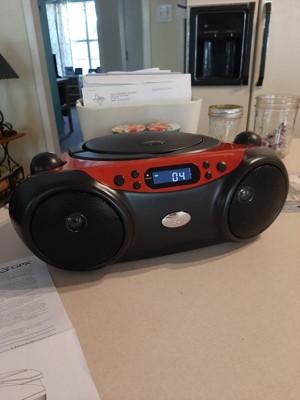 Gpx Cd, Am/fm Boombox - Red (bc232r) : Target