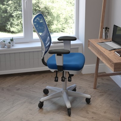 Flash Furniture Mid-back Ergonomic Multifunction Mesh Chair With ...