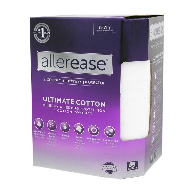 Full Maximum Bed Bug And Allergy Mattress Protector White - Allerease : Target