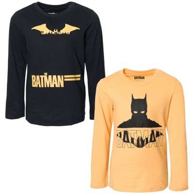 Dc Comics Justice League Batman Big Boys 2 Pack Long Sleeve Graphic T ...