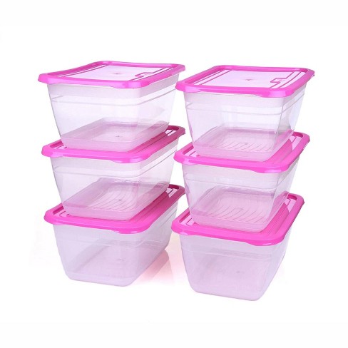 Food Storage Containers (large 4l, 6 Piece - 3 Lids, 3 Containers ...