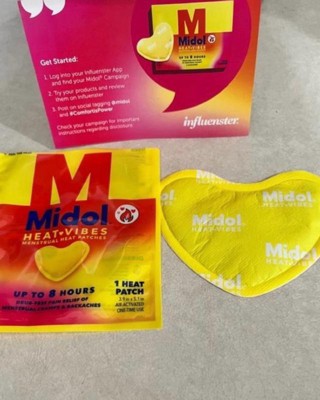 Midol Heat Vibes Menstrual Pain Relief Heat Patches For Menstrual ...