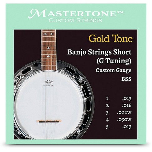 Gold Tone Bss Short (g Tuning) Banjo Strings : Target