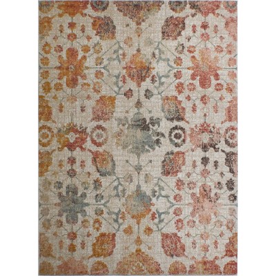 Rugs America Bend An40a Painted Sand Transitional Vintage Ivory Area ...