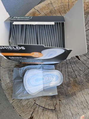 Depend Incontinence Shields/bladder Control Pads For Men - Light ...