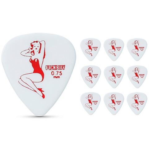 Pick Boy Heavy Metal Marilyn Celltex Guitar Picks .75 Mm 10 Pack : Target