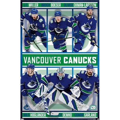 Trends International NHL Vancouver Canucks - Team 21 Magnetic Framed ...