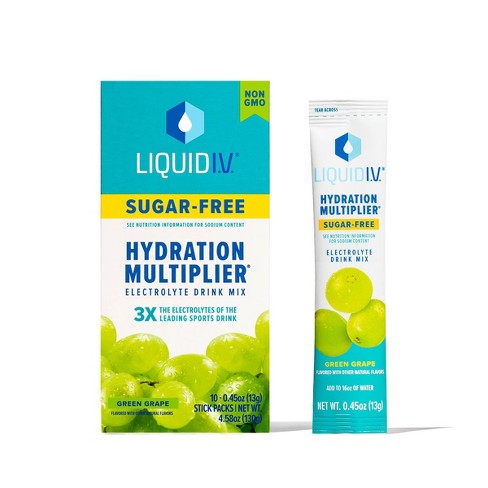 Liquid I.v. Sugar Free Hydration Multiplier Vegan Powder Electrolyte ...