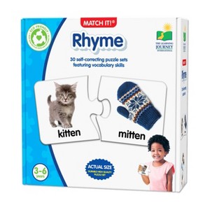 The Learning Journey International Match It! - Rhyme Board Game : Target