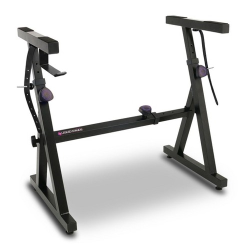 Liquid Stands Piano Keyboard Stand - Z Style Adjustable And Portable Heavy Duty Keyboard Stand ...