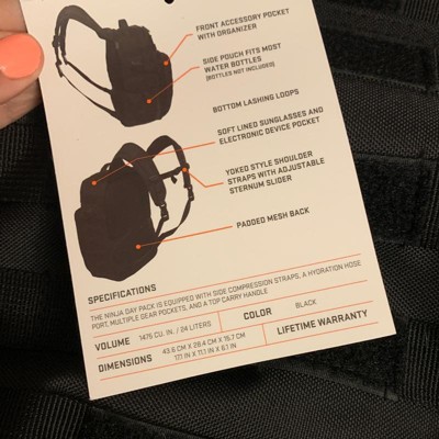 Sog Ninja Daypack - Black : Target