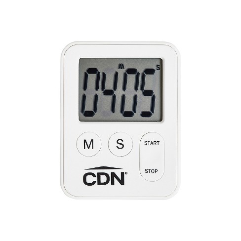 Cdn Digital Mini Kitchen Timer With Easy To Read Display And Magnetic ...