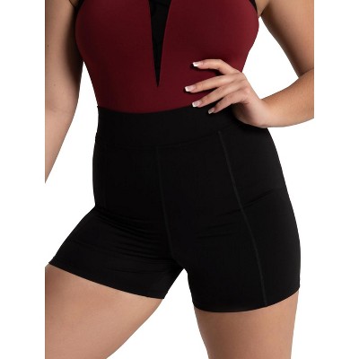 Capezio Black Women's Majestic Lines Isabella Boy Short, Small : Target