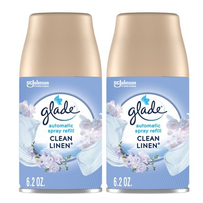 Glade Clean Linen Automatic Spray Refill - 2pk : Target