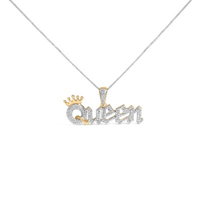 Haus of Brilliance 14K Yellow Gold Plated Sterling Silver 1/10 Cttw ...