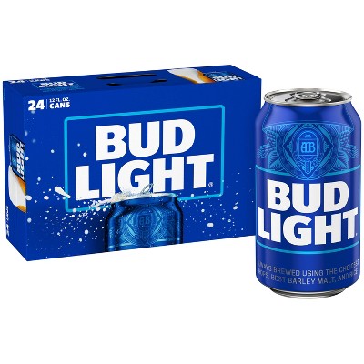 Bud Light Beer - 24pk/12 Fl Oz Cans : Target