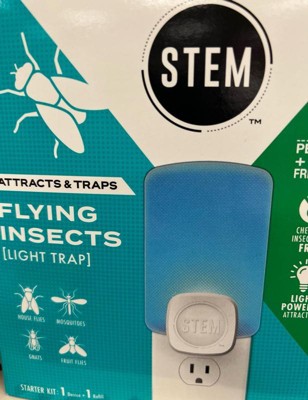 Stem Flying Insect Light Fly Trap Starter Kit - 1 Unit + 1 Refill : Target