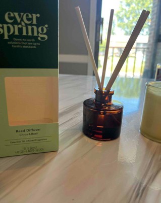 Liquid Reed Diffuser - Citrus & Basil - 2 Fl Oz - Everspring™ : Target