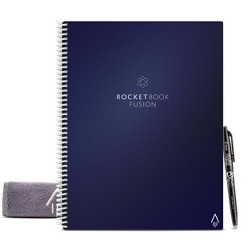 Core Smart Spiral Reusable Notebook Lined 32 Pages 8.5"x11" Black ...