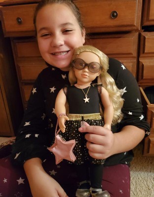 Our Generation Fashion Starter Kit In Gift Box Stella With Mix Match Outfits Accessories 18 Fashion Doll Target