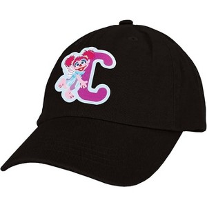 Sesame Street Abby Kids Toddler Cap with Initial (C) Black, Toddler ...