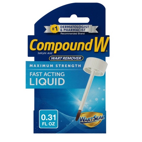 Compound W Maximum Strength Fast Acting Liquid Wart Remover - 0.31 Fl ...