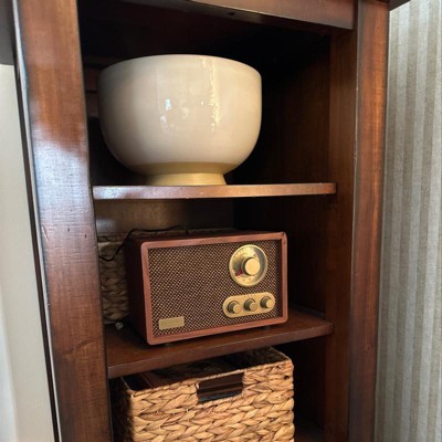 Portable Am/fm Bluetooth Radio Tonal Brown - Hearth & Hand™ With ...