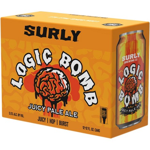Surly Brewing Logic Bomb Juicy Pale Ale - 12pk/12 Fl Oz Cans : Target