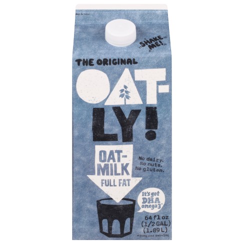 Oatly Oatmilk Full Fat Chilled Non-dairy Milk - 64 Fl Oz : Target