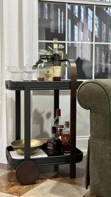 Bellwood Bar/serving Cart Black/walnut - Umbra : Target