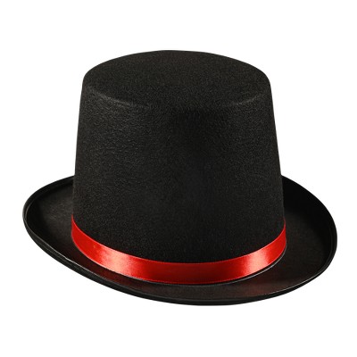Dress Up America Tuxedo Top Hat - Adults - Red : Target
