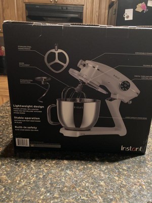 Instant 7.4qt 10 Speed Stand Mixer Pro - Pearl White : Target