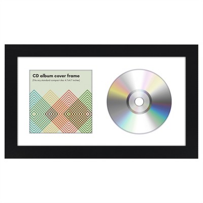 Americanflat Cd Frame - 6.5x12 For Cd & Album Art Display - Black : Target