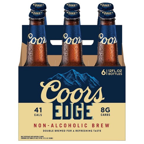 Coors Edge Non-alcoholic Brew - 6pk/12 Fl Oz Bottles : Target