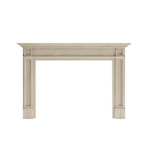 Modern Ember Lenwood 48 Inch Wood Fireplace Mantel Surround Kit ...
