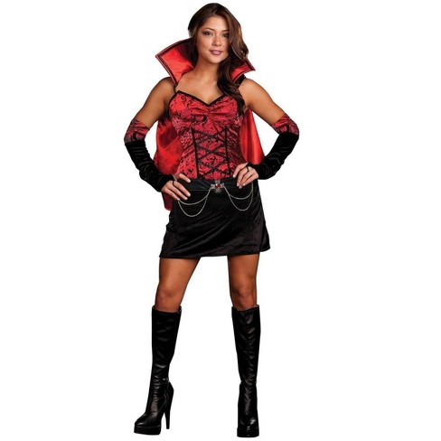 Alexa Vampiress Dress Costume Adult Small : Target