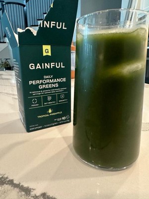 Gainful Performance Greens Stick Packs - Tropical Pineapple - 10ct : Target