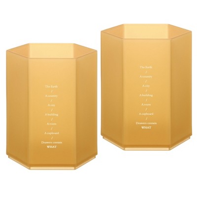 Bright Creations 7 Compartment Desktop Organizer, Clear Acrylic Pen ...