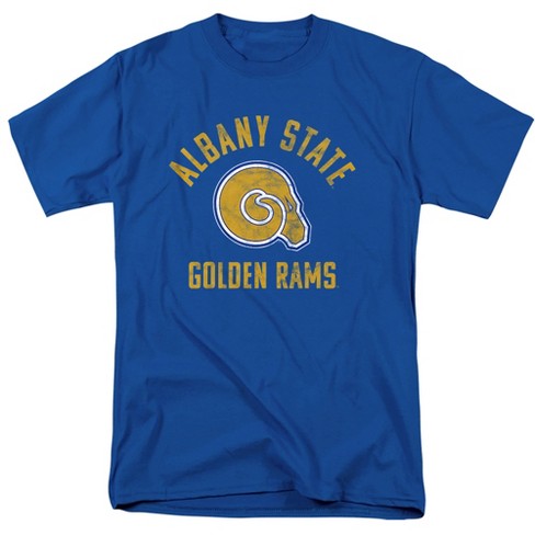 Albany State University Official Albany Golden Rams Logo Adult T-shirt ...