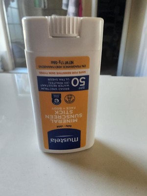 Mustela Mineral Baby Sunscreen Stick - SPF 50 - 0.6oz : Target
