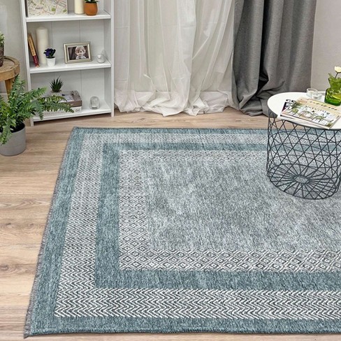 Alfa Rich 7x10 Light Blue Area Rugs For Living Room Bedroom Decor ...