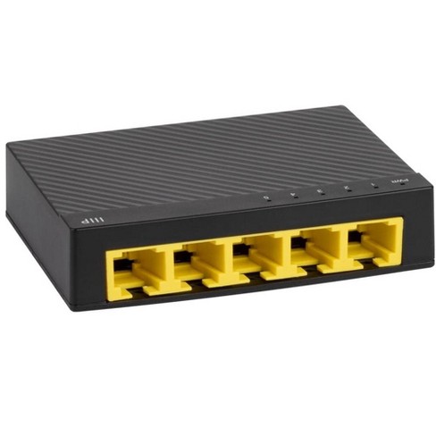Monoprice 5-port 10/100/1000mbps Gigabit Ethernet Unmanaged Desktop ...