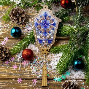 Wonderland Crafts Set for embroidery with beads on a plastic base FLPL ...