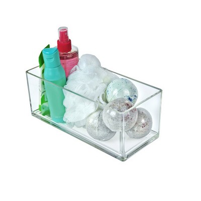 Azar Displays Deluxe Clear Acrylic Rectangle Bin For Counter, 2-pack ...