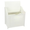 Household Essentials Design Trends Bench Hamper With Shutter Front And ...