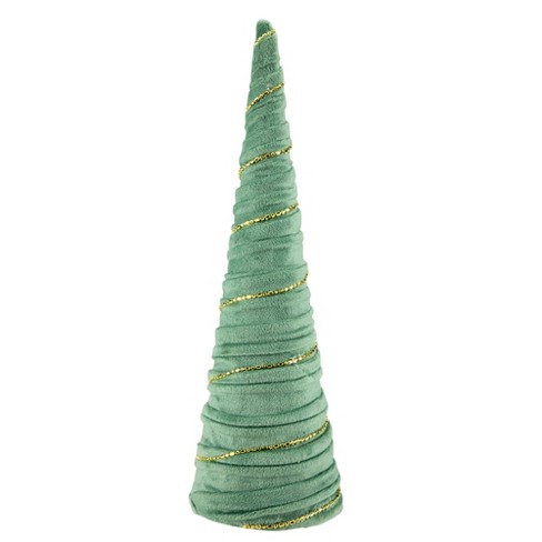 Northlight Twisted Cone Tree With Garland Christmas Decoration - 11.5 ...