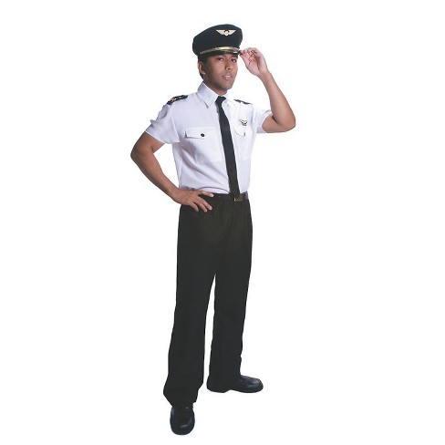 Halloween Express Men's Airline Pilot Costume - Size Large : Target