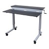 Stand Up Desk Store Crank Adjustable Two Tier Standing Desk With Heavy ...