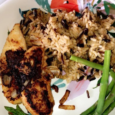90 Second Long Grain & Wild Rice With Herbs & Seasonings Microwavable ...