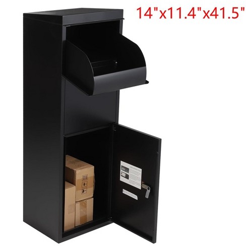 14"x11.4"x41.5" Package Letter Delivery Boxes Coded Lock Home Drop ...